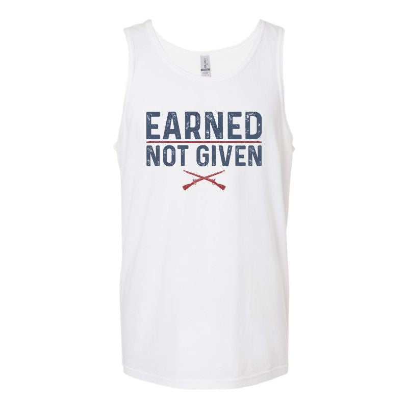 Earned, Not Given Tank Top – 11Bravos.com