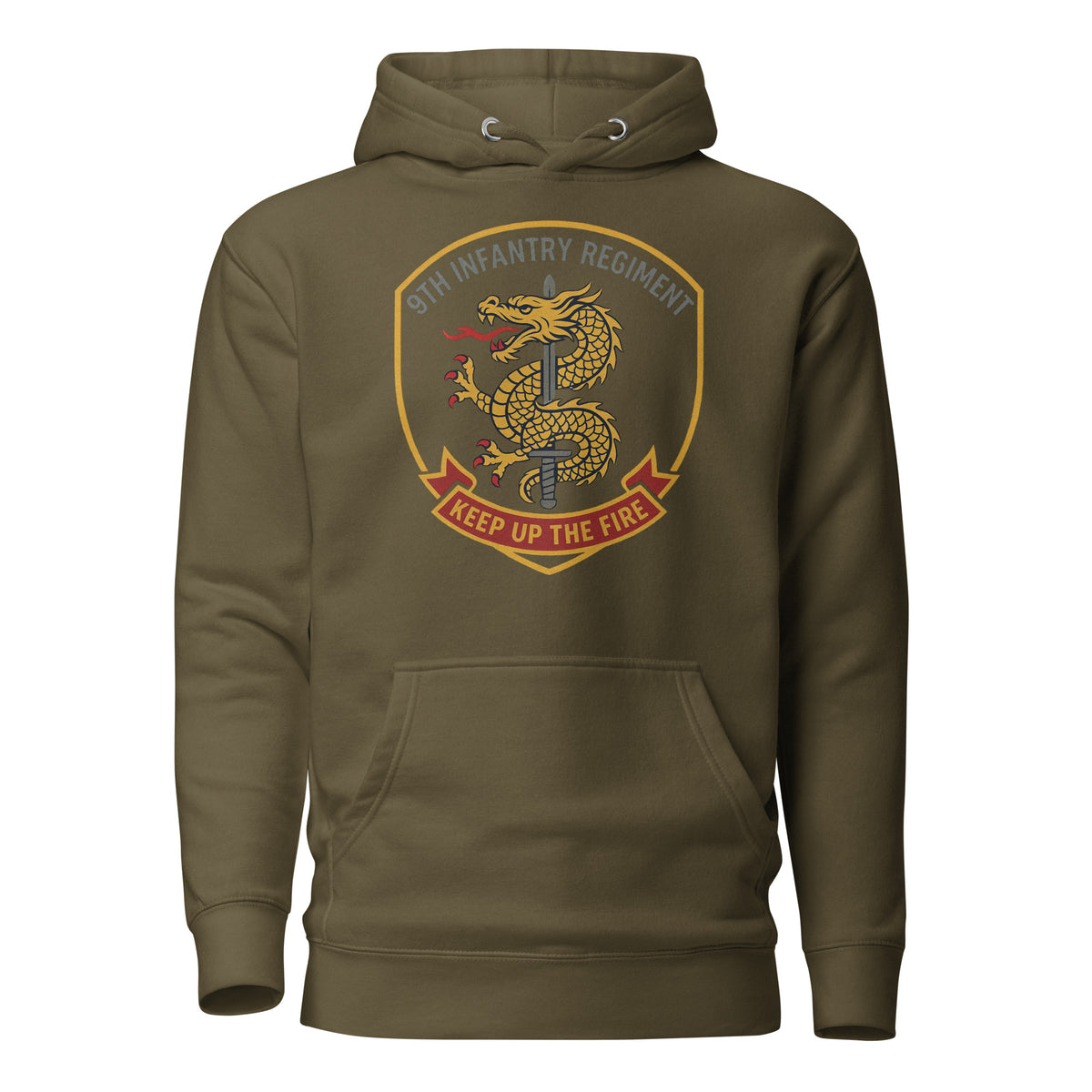 9th Infantry Manchus "Keep Up The Fire" Hoodie – 11Bravos.com