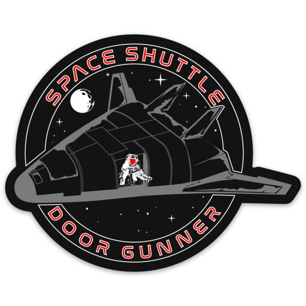 Space Shuttle Door Gunner Vinyl Decal – 11Bravos.com