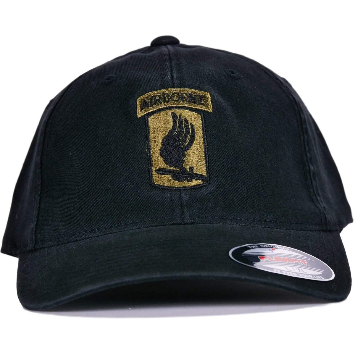 Black 173rd Airborne Flexfit® Hat – 11Bravos.com